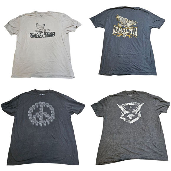 Shirts | Bunker Branding Demolition Ranch Xl Four Tshirt Bundle | Poshmark